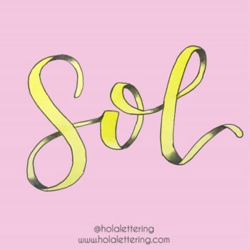 Cómo Hacer Letras Como Cintas : Video Tutorial | Hola Lettering